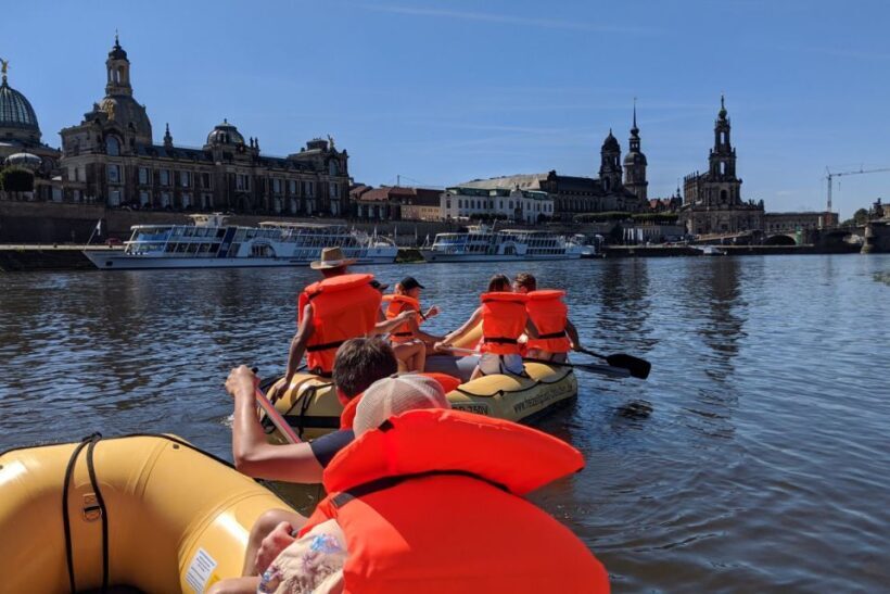 Dresden: Private Inflatable Boat Tour with Beer Garden Stop - Key Points