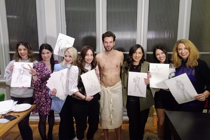 Drink & Draw in 17th century palace with Gorgeous Nude Male Model - Value and Pricing