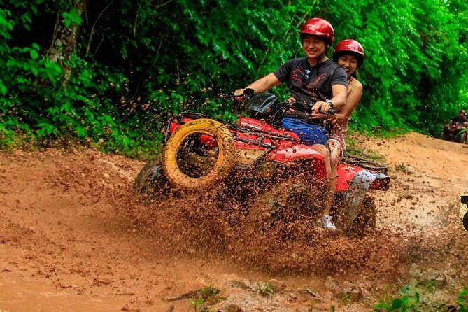 Drive an Atv, enjoy Ziplines and swim in a Cenote from Cancun and Riviera Maya - The Guide and Equipment