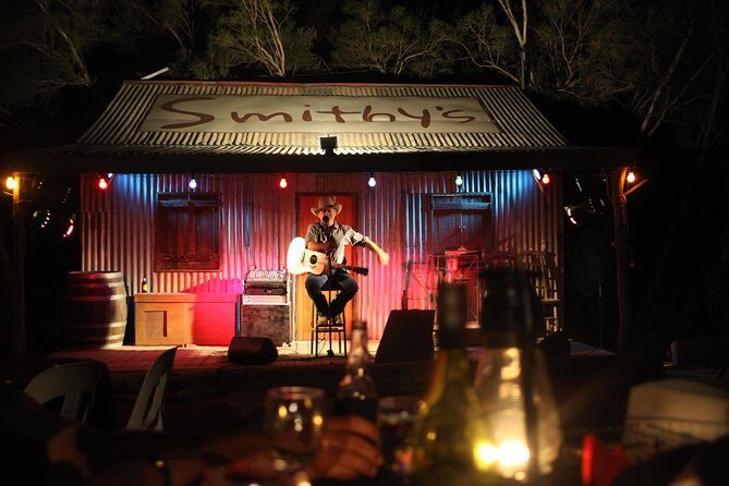 Drover's Sunset Cruise includes Smithy's Outback Dinner and Show - Docking at Smithys Outback Dinner & Show