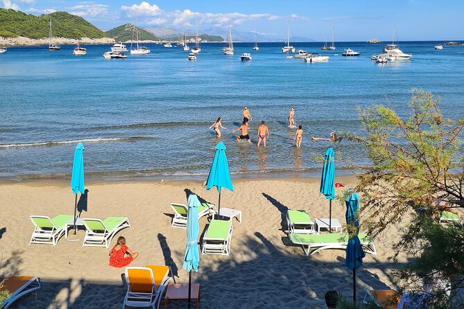 Dubrovnik Blue Cave, Green Caves, Sandy Beach, Old Town Panorama - Meeting and Pickup