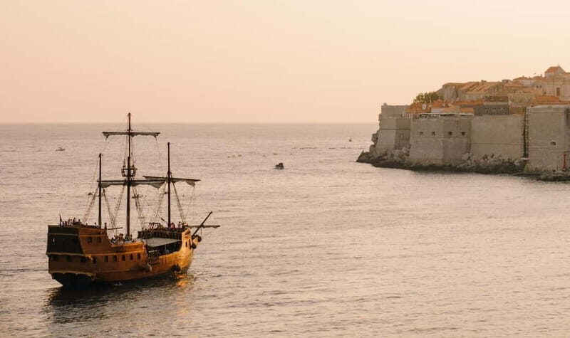 Dubrovnik: Galleon Sunset Cruise with a Live Guide & Drink - The Journey on the Galleon Tirena