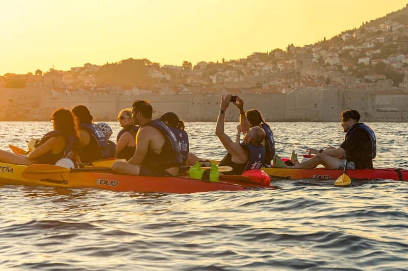 Dubrovnik: Guided Sunset Sea Kayaking with Snacks and Wine - Authentic Feedback from Travelers