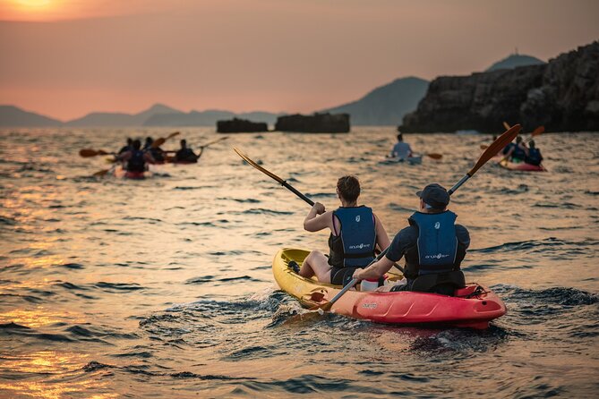 Dubrovnik: Sunset Kayak & Snorkel Tour with Wine & Water - Key Points
