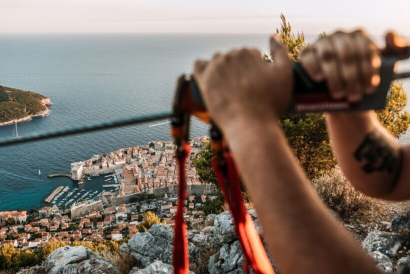 Dubrovnik: Sunset Zip Line Experience Followed by Wine - An Invitation to See Dubrovnik from a New Perspective
