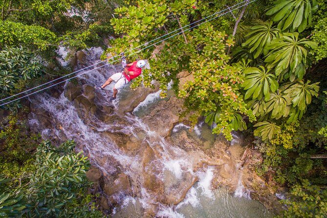 Dunn's River Falls and Zipline (Over the Falls) Adventure Tour from Ocho Rios - Key Points