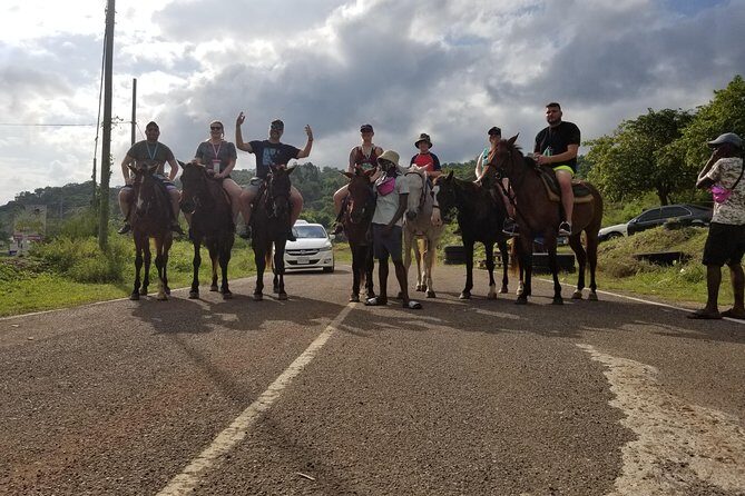 Dunn's River Falls, River Tubing, and Horseback Riding With Transportation - Horseback Riding in Ocho Rios