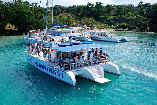 Dunn's River Falls with Catamaran Cruise Tour from Montego Bay - Key Points