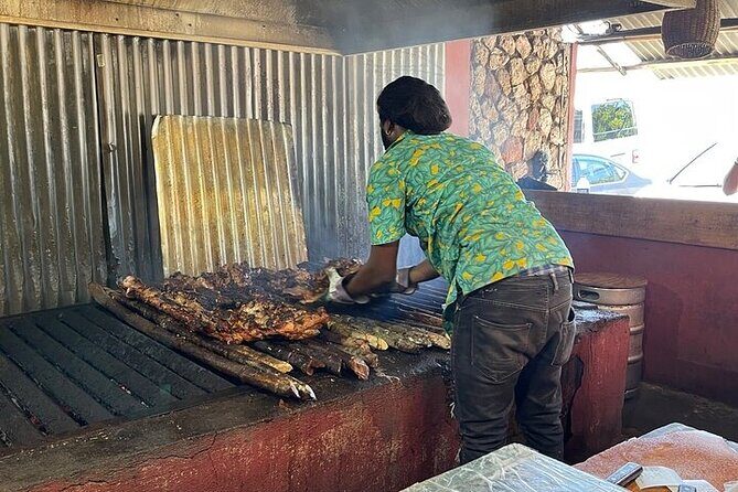 Dunns River Falls, Zipline, Bamboo Rafting, Horseback Ride Tour - Jamaican Cuisine at Scotchies