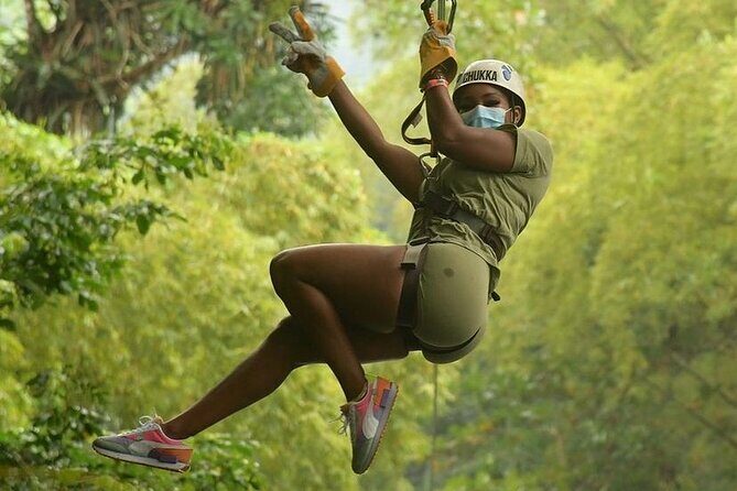 Dunns River Falls, Zipline, Bamboo Rafting & Horseback Tour - Key Points