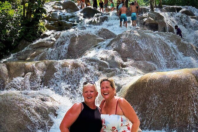 Dunns River Secret falls with Horse-back&Bamboo Raft Experience - Key Points