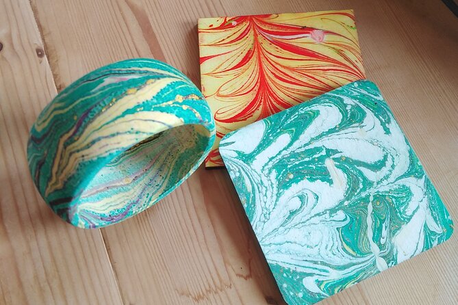 Ebru Marble Art / Ancient technique of marble painting on water - The Experience and the People