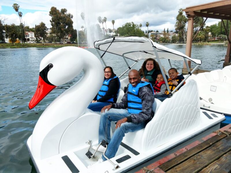 Echo Park Lake: Swan Pedal Boat Rental - The Sum Up