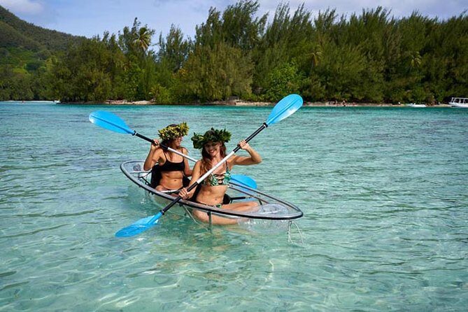Eco guided excursion to the lagoon of Moorea in transparent kayak 1/2 day morning - Introduction