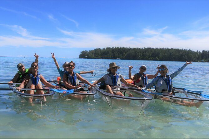 Eco guided excursion to the lagoon of Moorea in transparent kayak 1/2 day morning - FAQ