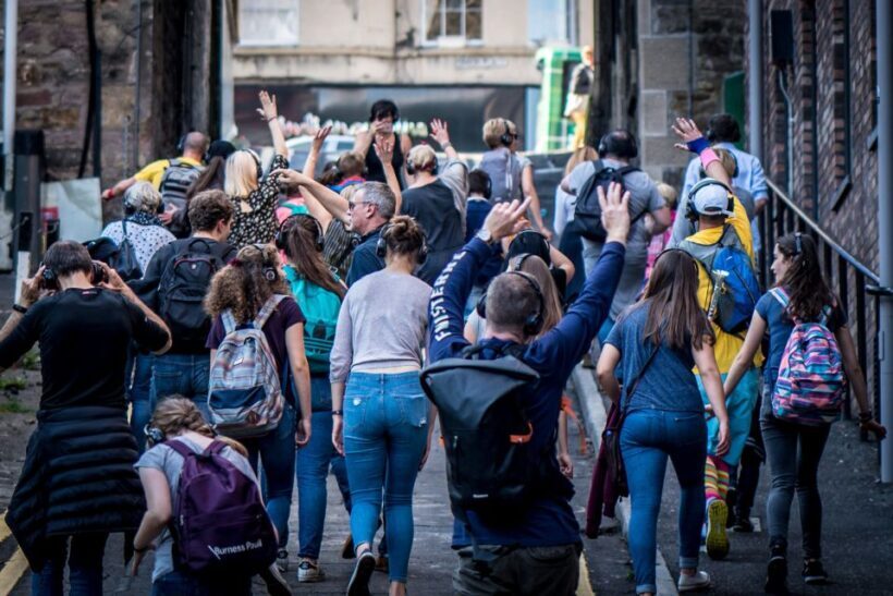 Edinburgh: Silent Disco Adventure Tour - The Itinerary in Detail