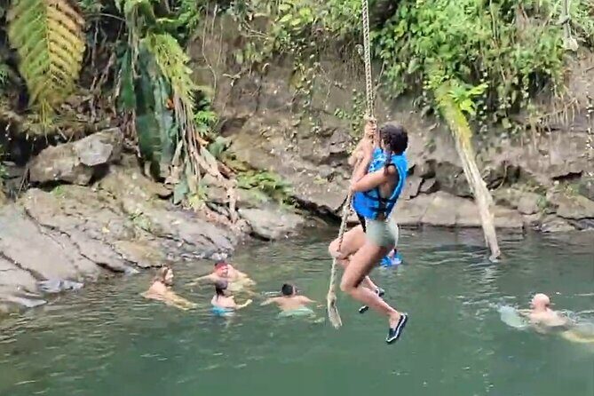 El Yunque Rainforest - Waterslide, Cliff jump, and Rope swing! - Key Points
