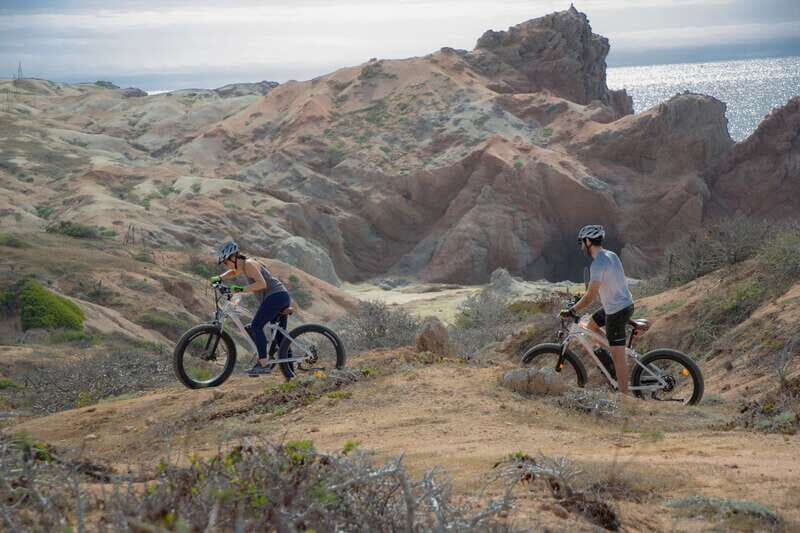Electric Eco-Bike Beach Adventure with Mexican Lunch - Key Points