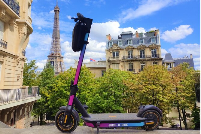 Electric scooter rental in Paris Full Day - Key Points
