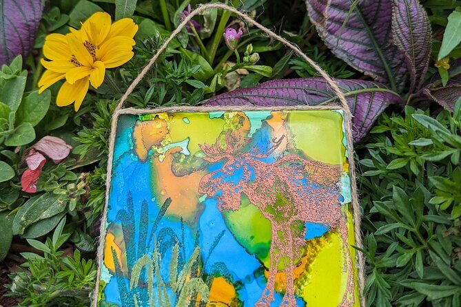 Embossed Alcohol Ink Tile in Estes Park - What Is the Embossed Alcohol Ink Tile Workshop?
