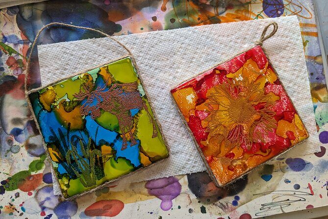 Embossed Alcohol Ink Tile in Estes Park - Authentic Experiences and Real Feedback
