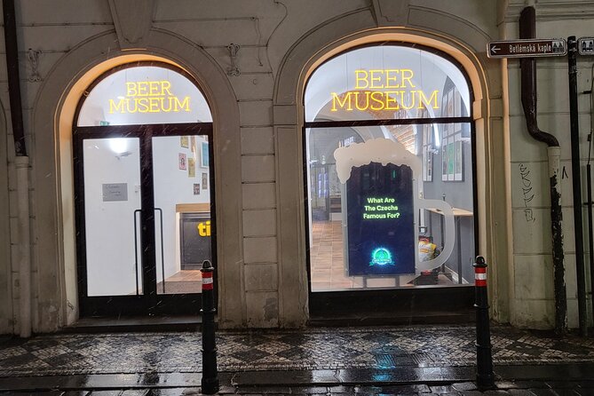 Enjoy 3 Beers in Czech Beer Museum - Personalize Your Souvenir Beer