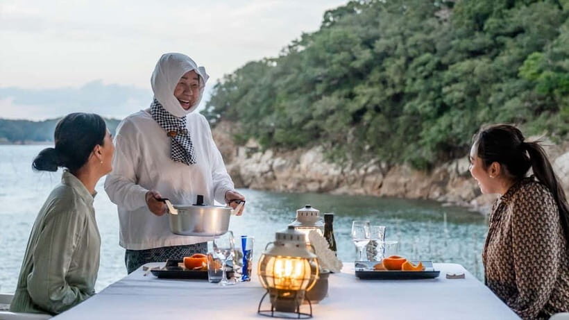 Enjoy Ama Butler Service & Shima Seafood on a Private Beach - Key Points