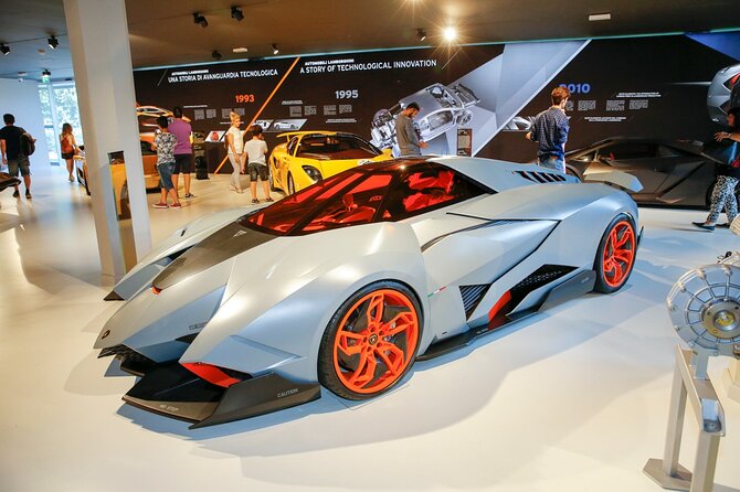 entrance ticket to the Lamborghini Museum in Bologna - Key Points