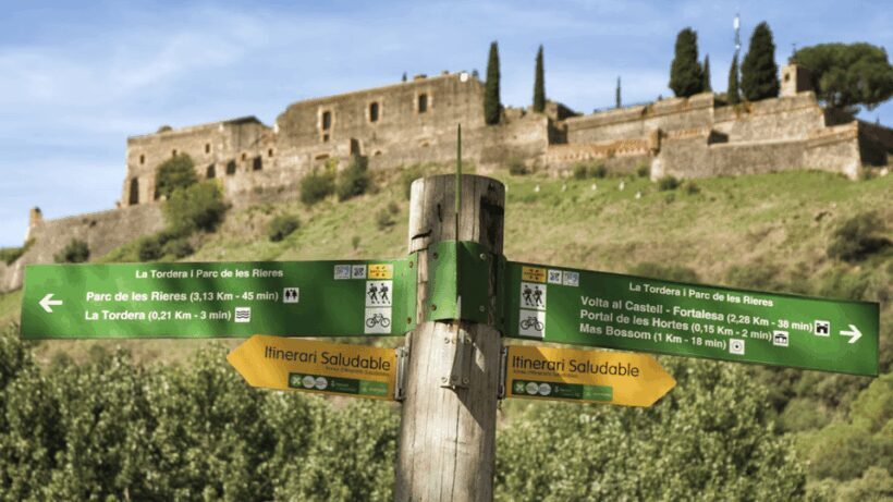 Entrance to Hostalric Castle - Discovering El Castell dHostalric