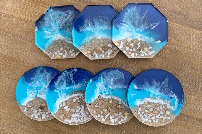 Epoxy Resin Art and Craft Coaster Set Experience - The Crafting Experience in Detail