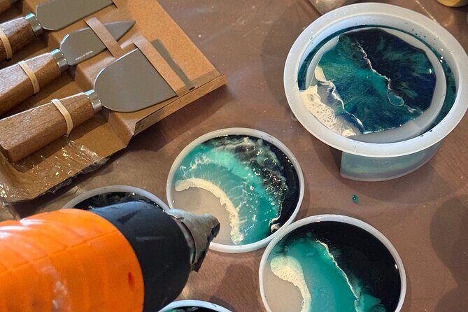 Epoxy Resin Art and Craft Coaster Set Experience - Who Will Love This Experience?