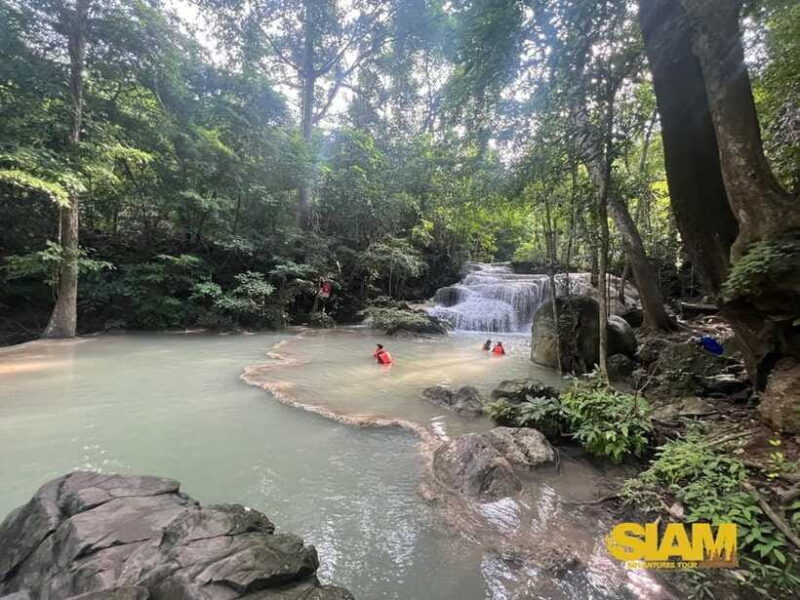 Erawan Waterfall, River Kwai & Railway Tour : From Bangkok - Erawan Waterfalls: Nature’s Masterpiece