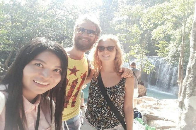 Erawan Waterfall with Death Railway Tour from Bangkok Private - River Kwai and Bamboo Rafting: A Local Touch