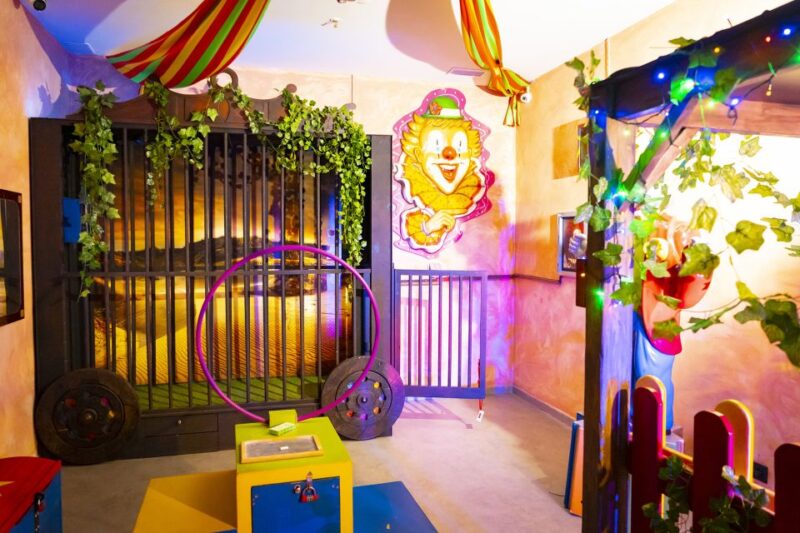 Escape room "The gratest show on earth" at Holidayworld - Key Points