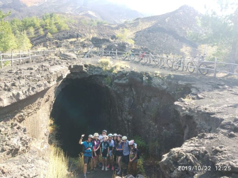 Etna: Half-Day Mt Etna Mountain Bike Tour - Visiting a Lava Cave and Alpine Houses