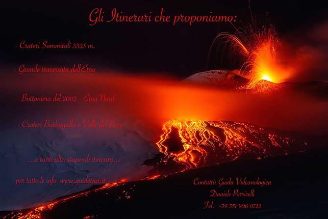 Etna North Excursions Departing From Piano Provenzana - Inclusions