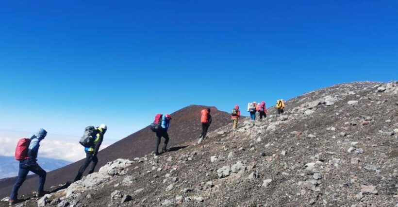 Etna summit crater only by hiking - FAQ