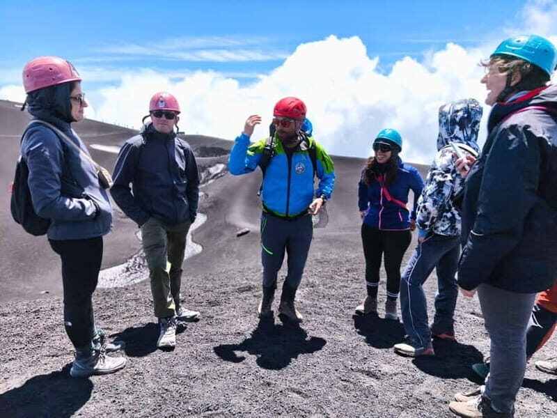 Etna Summit Craters - Approaching the "Laghetto" Crater and Return