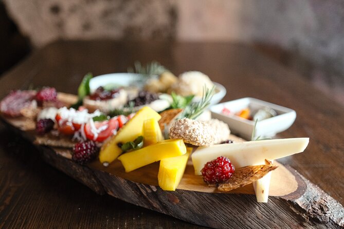 Etna Urban Winery - Tasting with Street Food Platter and vineyard - A Fresh Look at Sicily’s Urban Vineyard Scene