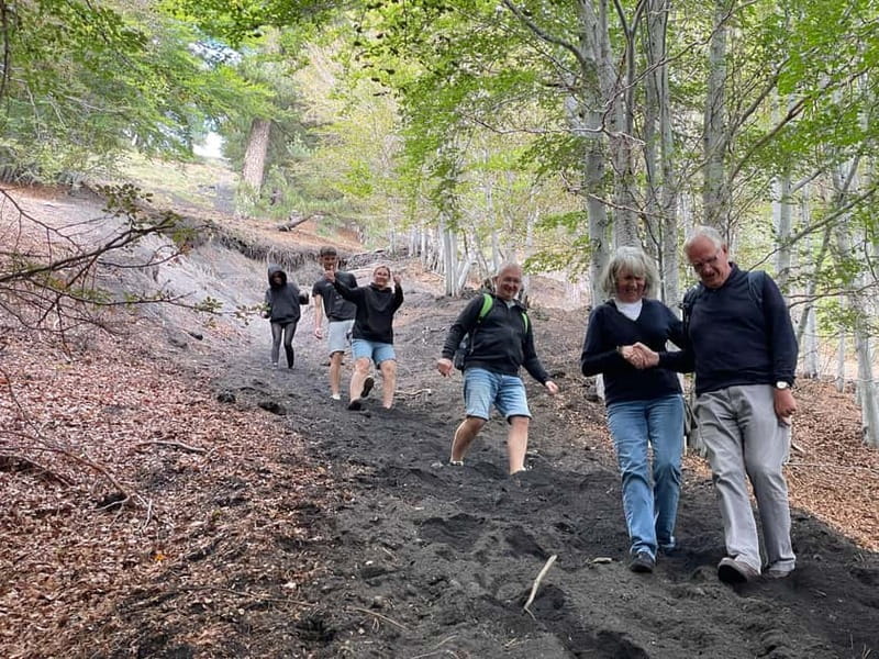 ETNA VOLCANO: Excursion to the Craters of 2002 - Climbing to the Last 4 Inactive Craters
