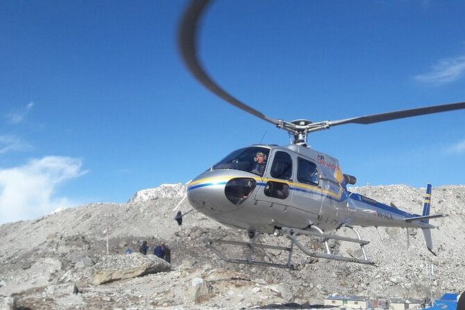 Everest Base Camp Helicopter Tour landing at Everest View Hotel. - The Sum Up