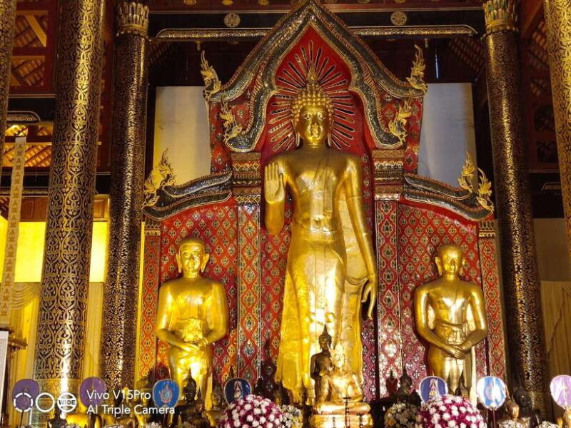 Ex-monk city & temples walking tour: (3.5 hours / 1.7 km.) - Key Points