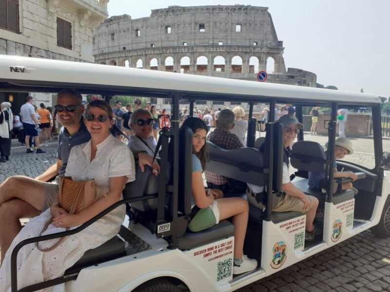 Exclusive 6 hours tour of Rome in Golf cart for Cruisers - FAQ