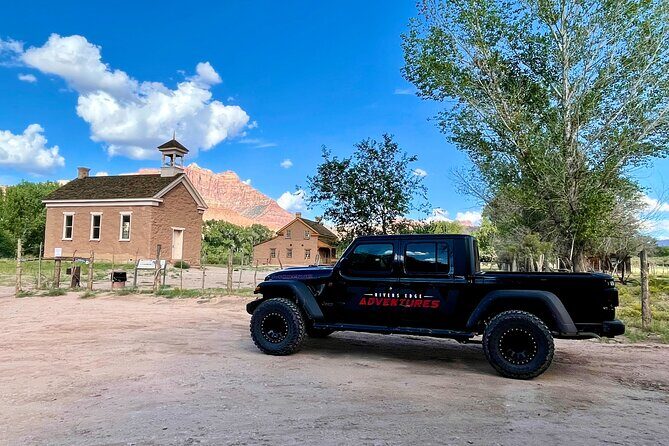 Exclusive Access Zion Jeep Tour including Grafton Ghost Town - Zion Rivers Edge Adventures & Zion Helicopters (Starting Point)