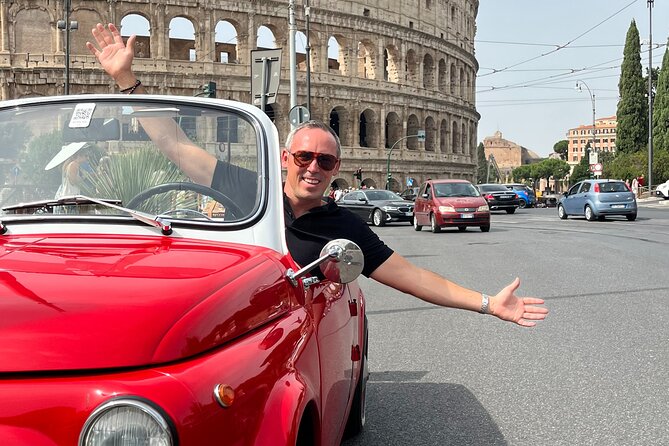 Exclusive Fiat 500 Cabriolet Self Drive Tour in Rome - Key Points