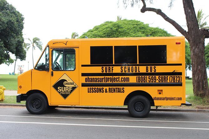 Exclusive Group Surfing Lesson with Waikiki Courtesy Shuttle - Photography and Souvenirs
