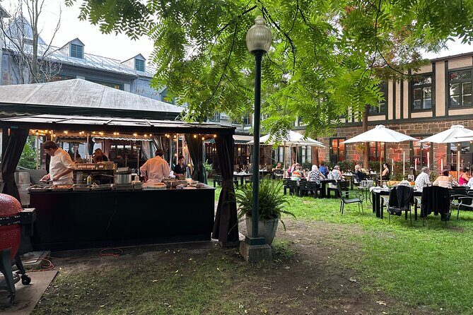 Exclusive Quebec Private Garrison Club Garden BBQ Luncheon - Key Points