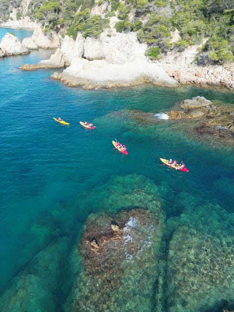 EXCURSION GUIADA EN KAYAK - INICIACIÓN 1h 15m - The Natural Beauty of Lloret de Mar from the Sea