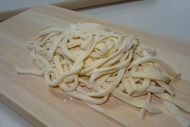 Experience All of Japanese Culture and Japanese Food Experience Classes Origami, Udon, Japanese Food, Green Tea, Calligraphy in 4 Hours - Udon Noodle Making