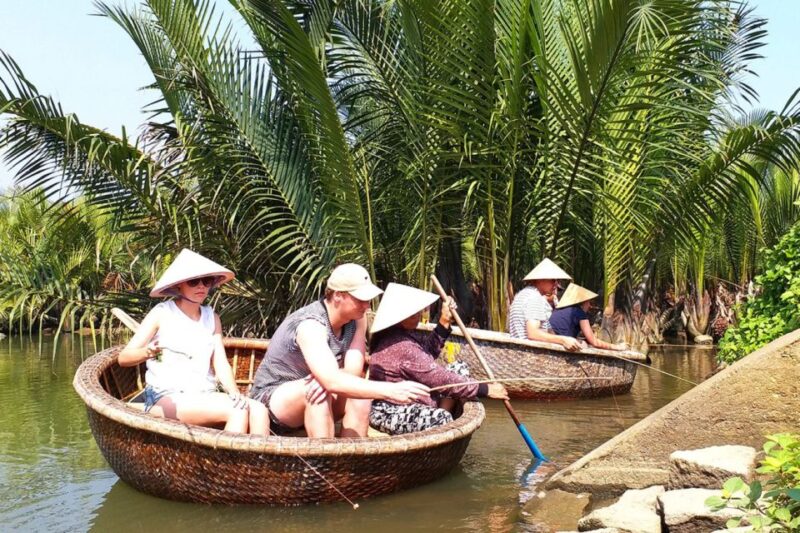 Experience Bamboo Basket Boat on Coconut village w Locals - Discovering the Bay Mau Coconut Forest